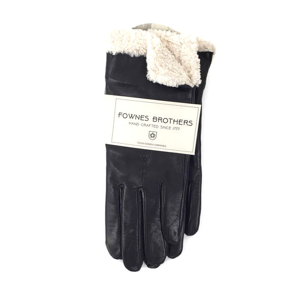 Fownes Brothers | Accessories | Fownes Bros Leather Gloves Faux ...
